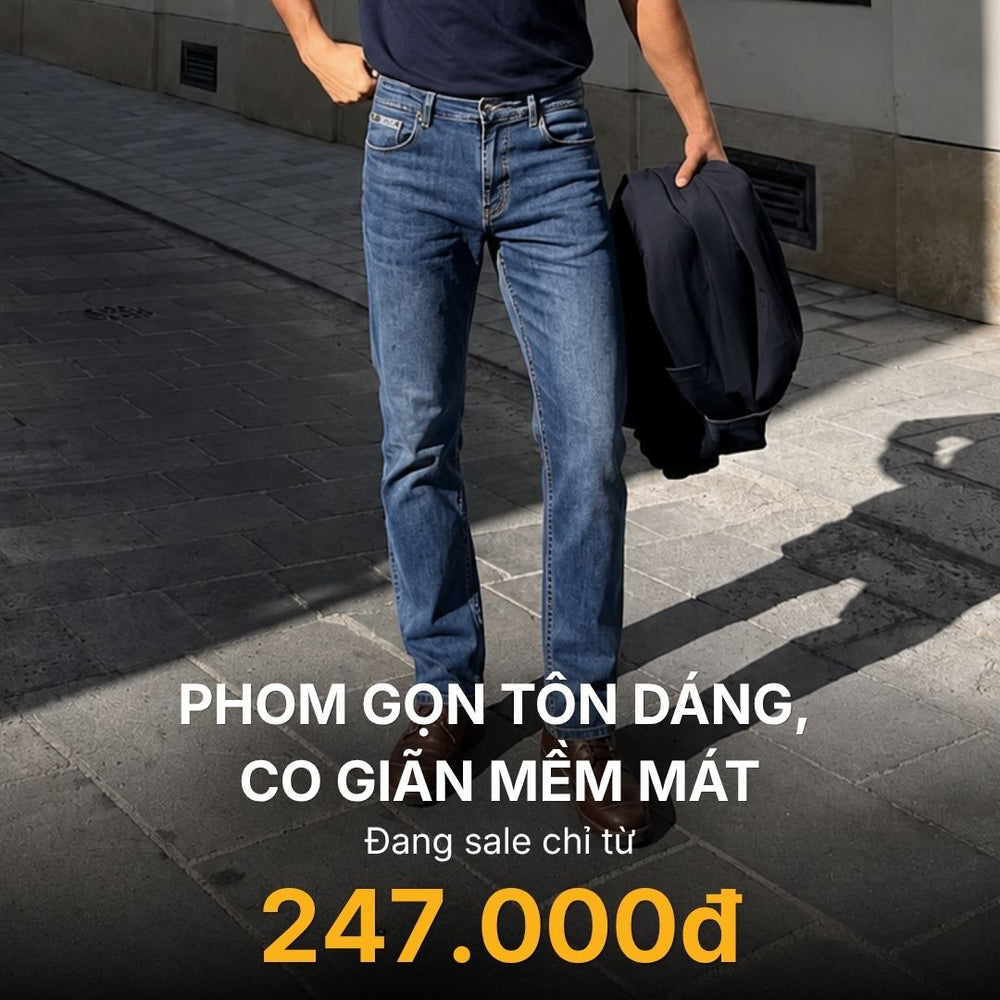 Quần Jeans Nam YaMe | Bền Màu Vượt Trội (Tek Black) | Bảo Hành 365 Ngày ...