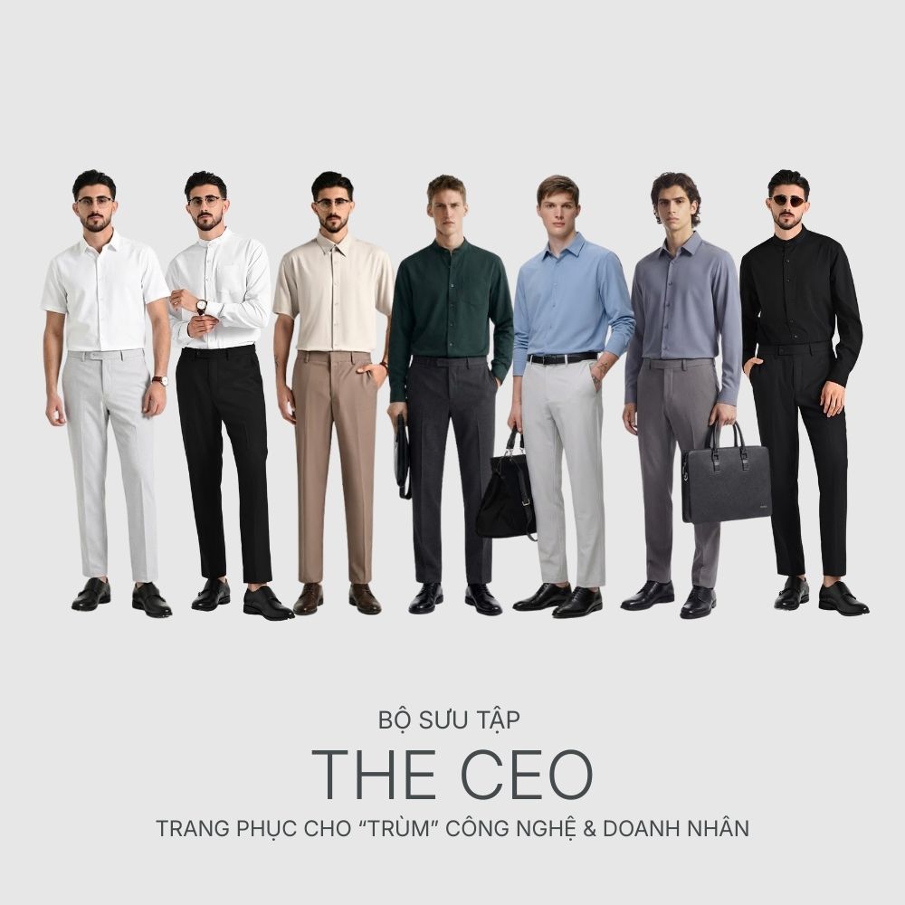 BST The CEO | Trang Phục Non Iron™ (Không Cần Ủi) | Vải Ngải Cứu Kháng ...