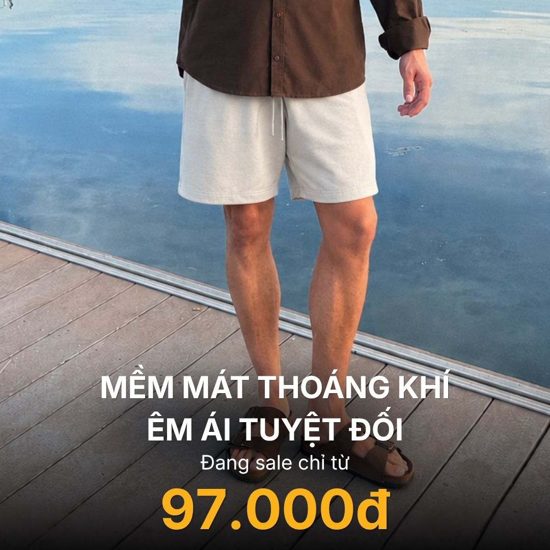 Quần Short Nam YaMe | Mát Mẻ Co Giãn Thoải Mái | Đa Dụng Mọi Hoạt Động ...