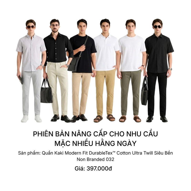 Quần Kaki Nam | Vải Bền Màu, Dáng Slim/Regular | YaMe – YaMe.vn